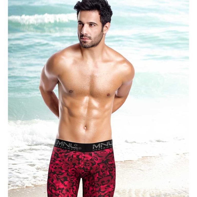 Bóxer Camuflaje Rojo Negro - Manolo Ecuador