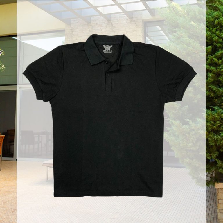 Camiseta Polo Negro 2 - Manolo Ecuador